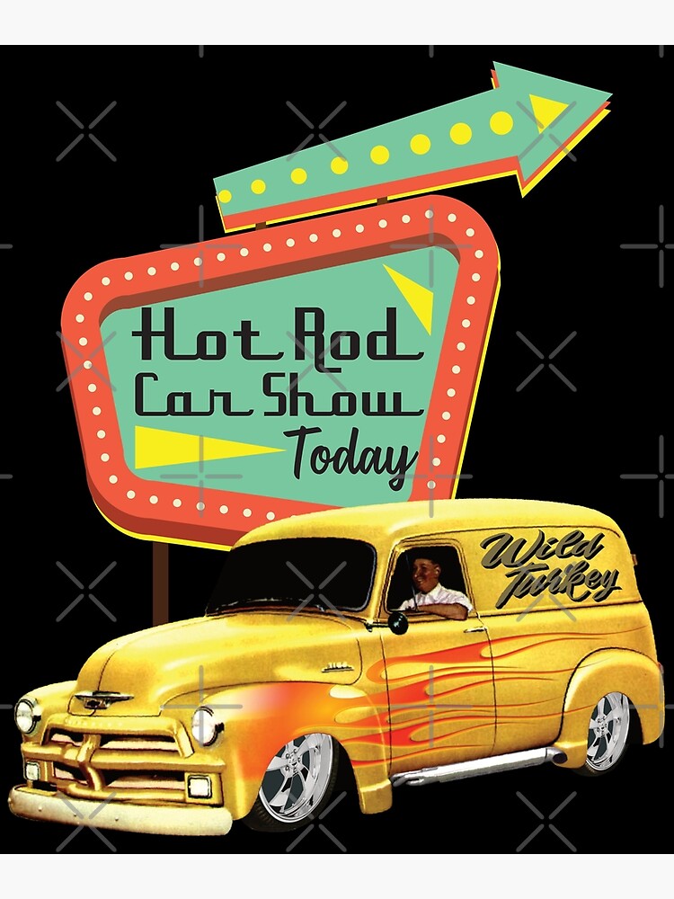 "1950's Panel Truck Street Rod Hot Rod Retro Billboards Vintage Fifties ...