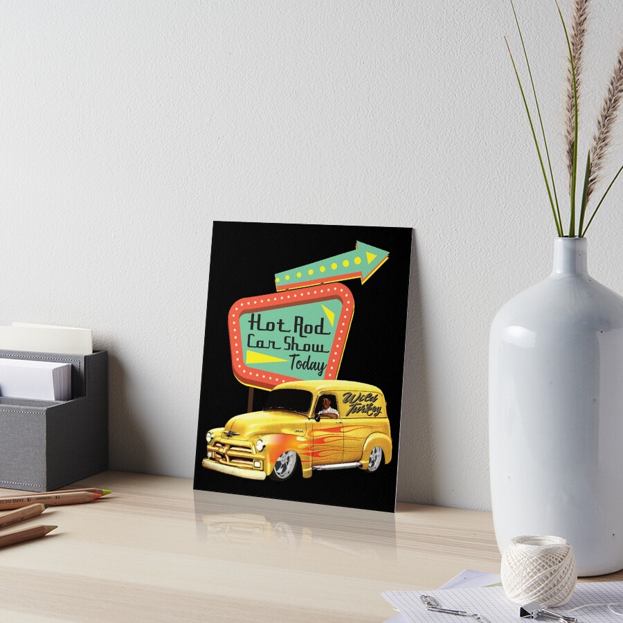 "1950's Panel Truck Street Rod Hot Rod Retro Billboards Vintage Fifties ...