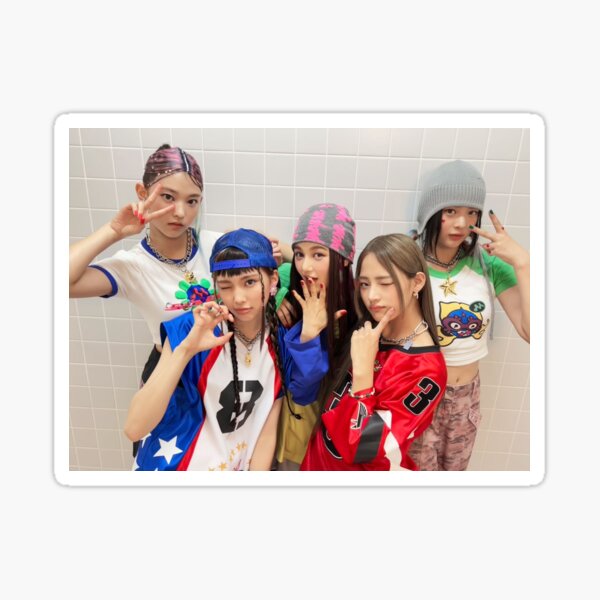 "NewJeans" Sticker for Sale by Chubiblue | Redbubble