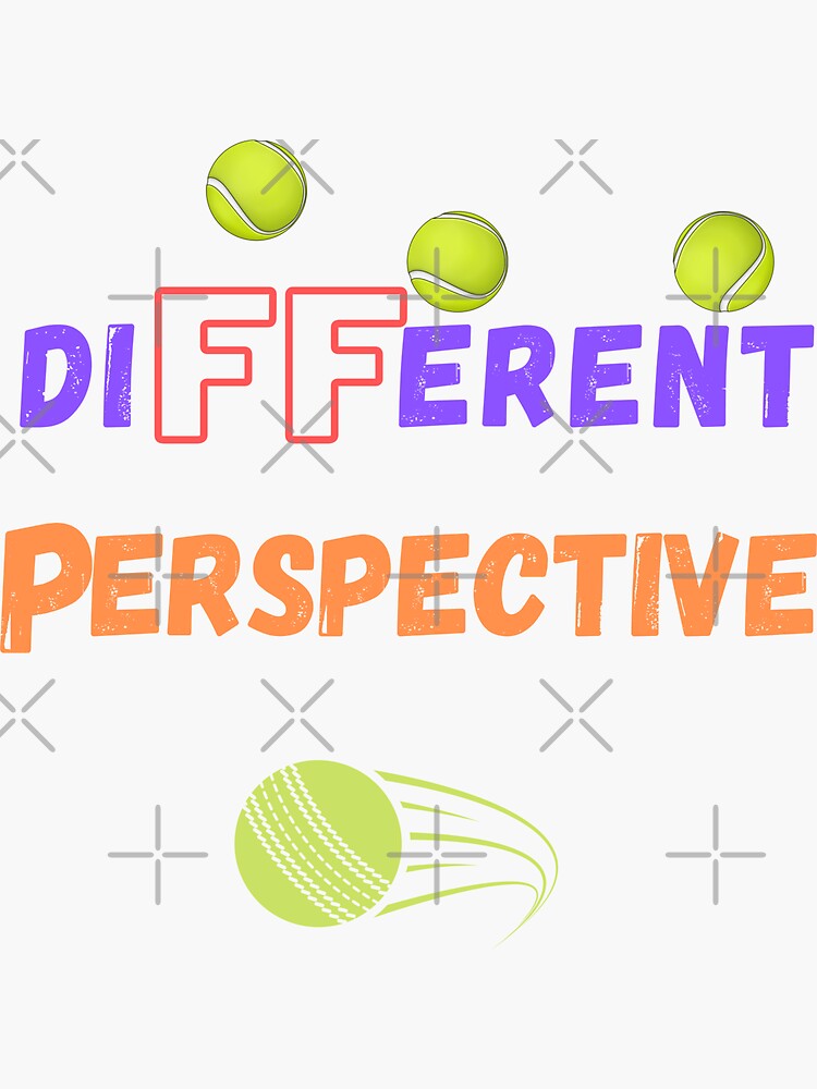 "Different Perspective" Sticker for Sale by ElruffMoods | Redbubble
