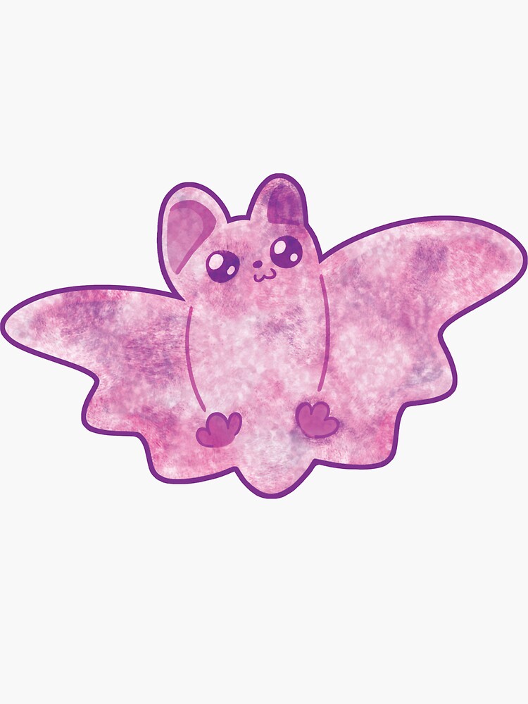 "Sparkly Bat" Sticker for Sale by HRO-ART | Redbubble