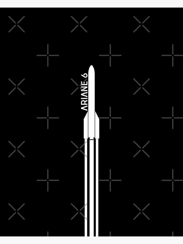 "Ariane 6 ESA (White)" Poster for Sale by SpaceCuriosity | Redbubble