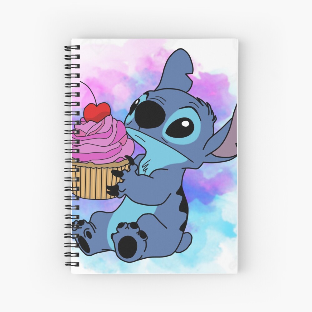 "Stitch Cupcake" Spiral Notebook for Sale by NintendoWolf92 | Redbubble