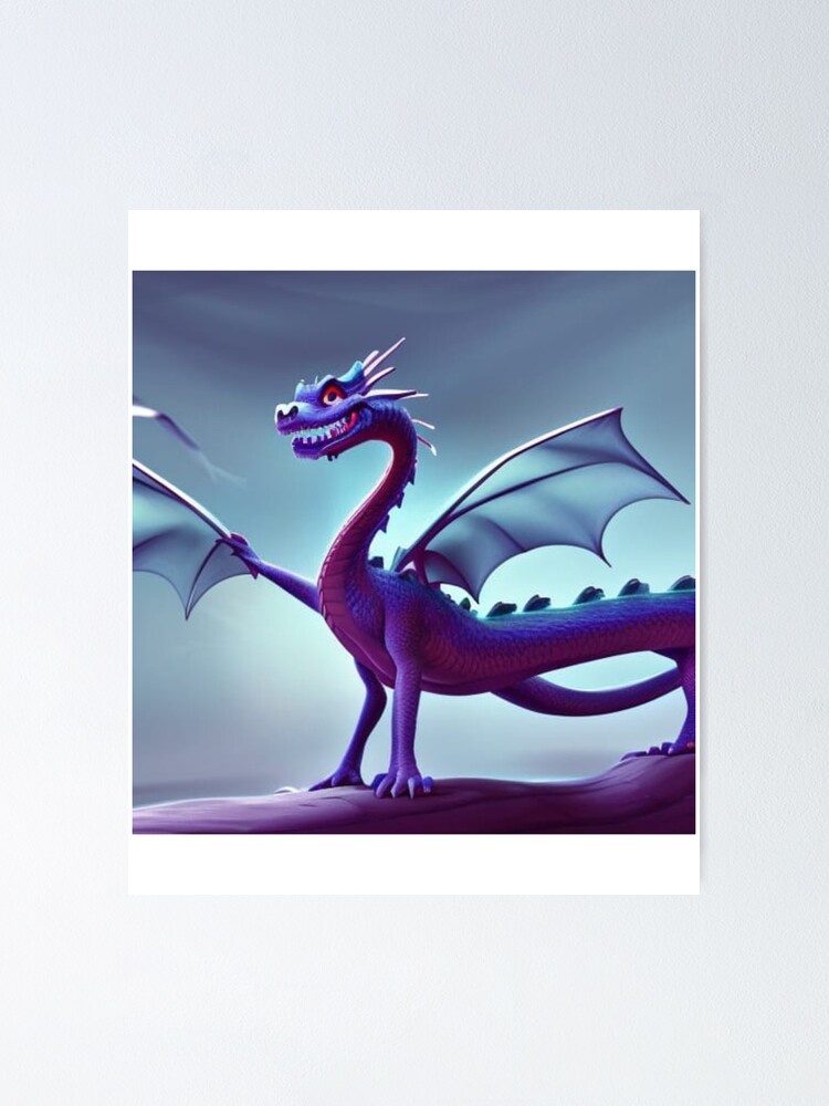 "Silly Dragon. Very Cool Dragons" Poster for Sale by LeanDesigns ...