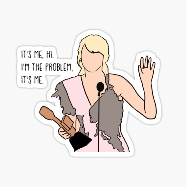 "im the problem" Sticker for Sale by josrushi | Redbubble