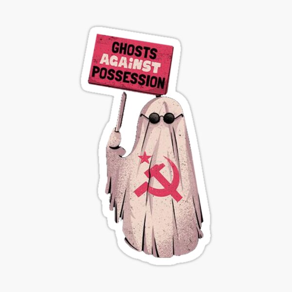 "Ghosts Against Possession parody" Sticker for Sale by Dargiula | Redbubble