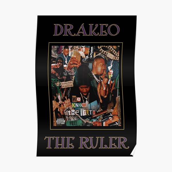 "drakeo the ruler | rapper" Poster for Sale by eleanor27 | Redbubble