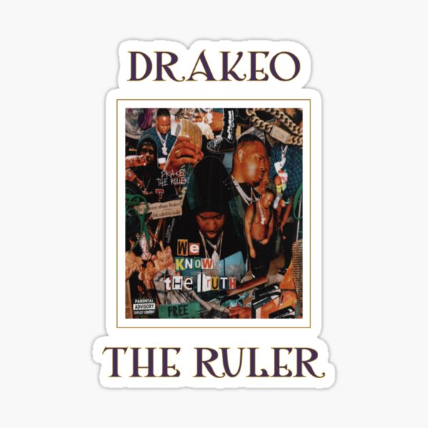 "drakeo the ruler | rapper" Sticker for Sale by eleanor27 | Redbubble