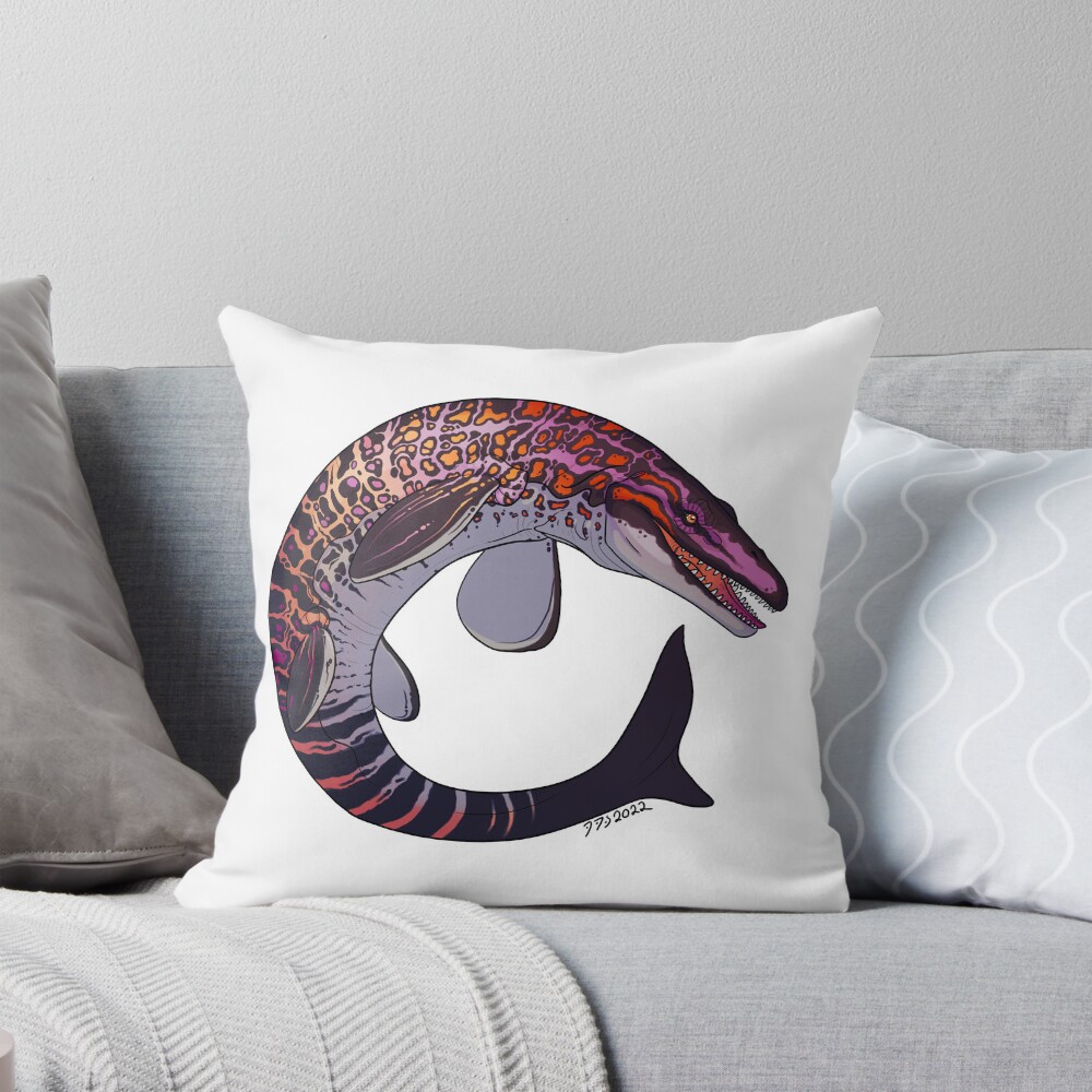 "Lesbian Mosasaur" Sticker for Sale by DraakArt | Redbubble