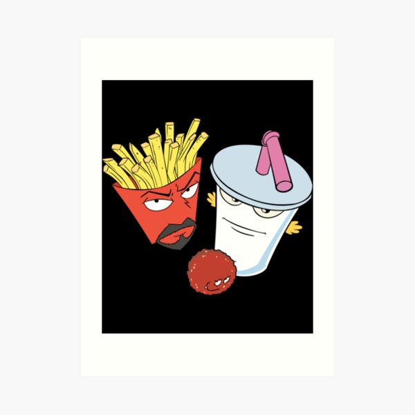 "Frylock Meatwad Master Shake Aqua Teen Hunger Force " Art Print for ...