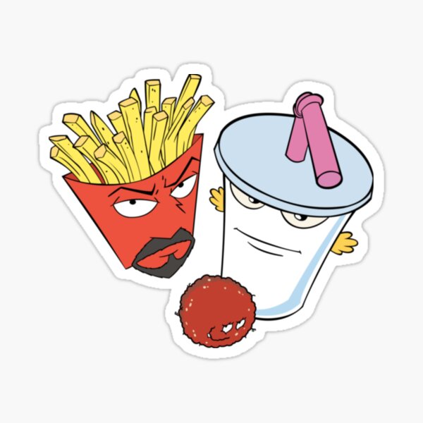 "Frylock Meatwad Master Shake Aqua Teen Hunger Force " Sticker for Sale ...