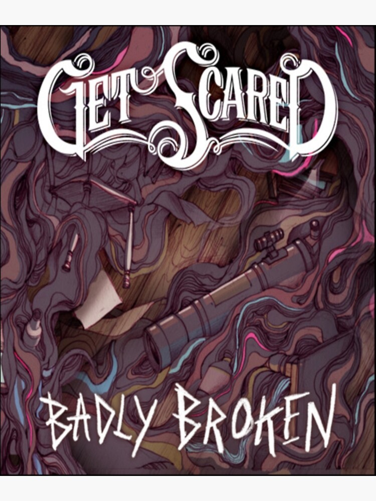 "Get Scared Band " Poster for Sale by Subcultureclott | Redbubble