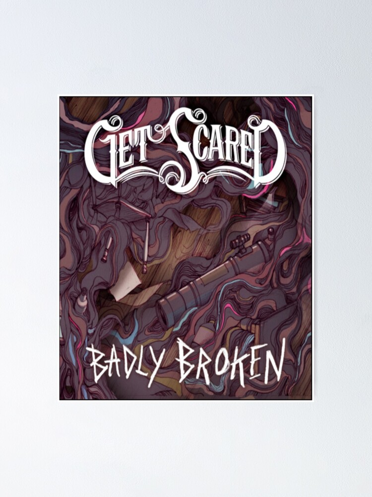 "Get Scared Band " Poster for Sale by Subcultureclott | Redbubble