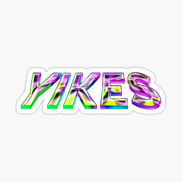 "YIKES!!!" Sticker for Sale by nuttapongvip | Redbubble