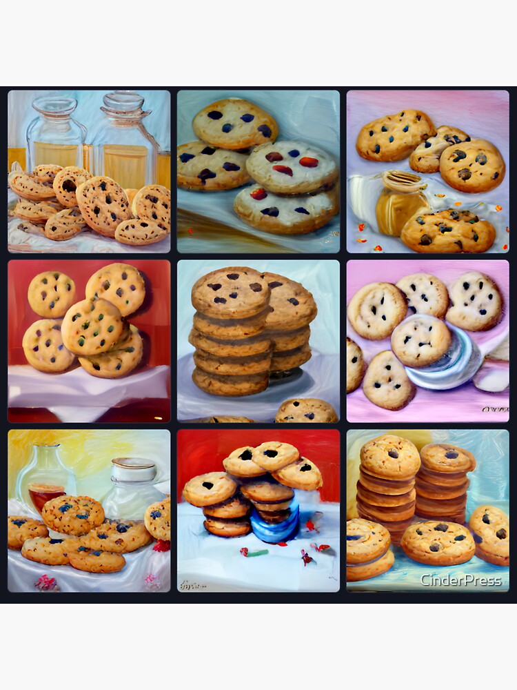 "Cookie art / Baked Cookies / Homemade Cookies art" Sticker for Sale by ...