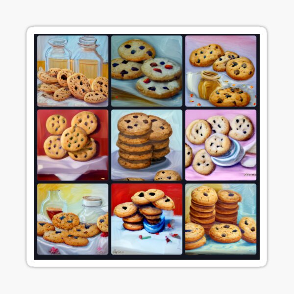 "Cookie art / Baked Cookies / Homemade Cookies art" Sticker for Sale by ...