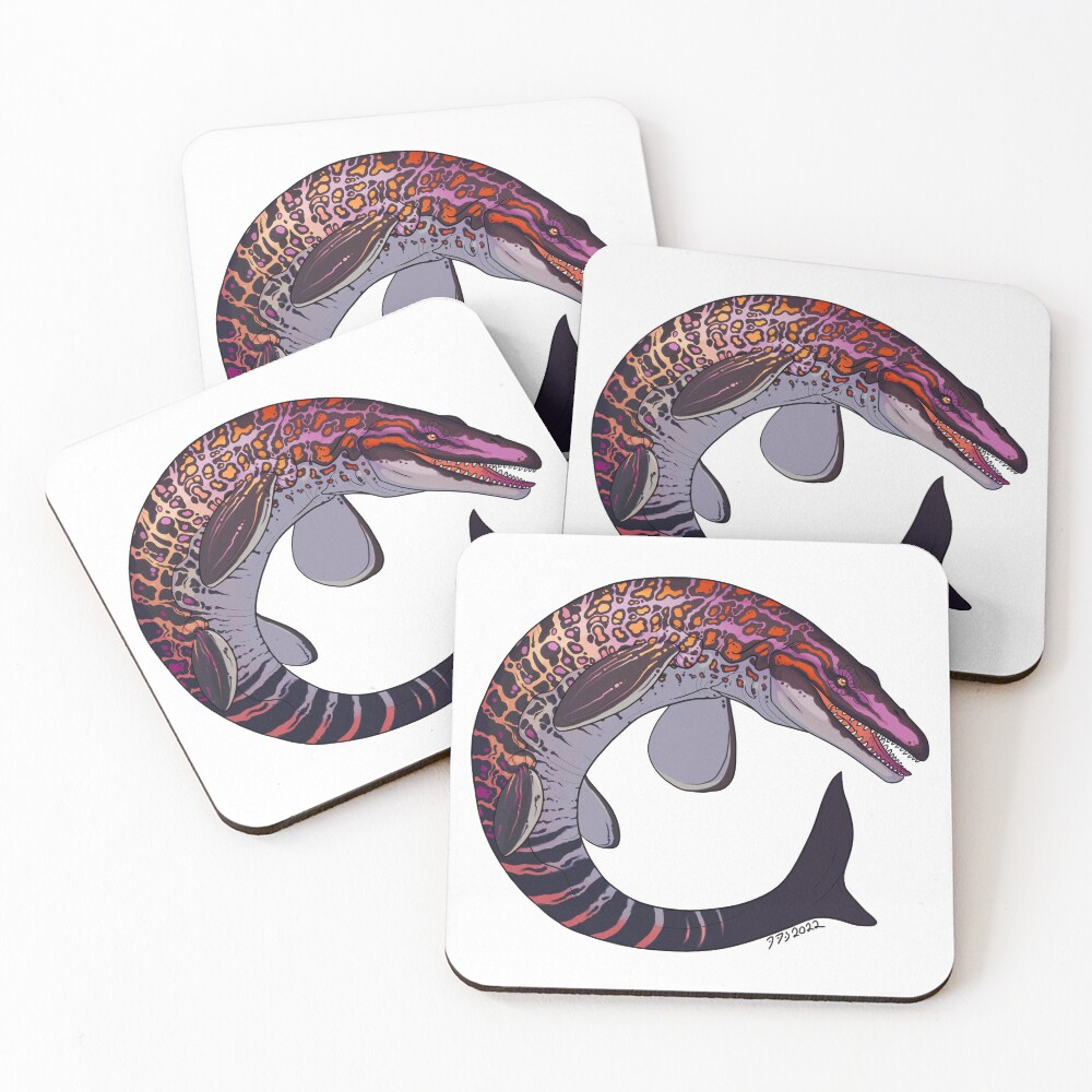 "Lesbian Mosasaur" Sticker for Sale by DraakArt | Redbubble