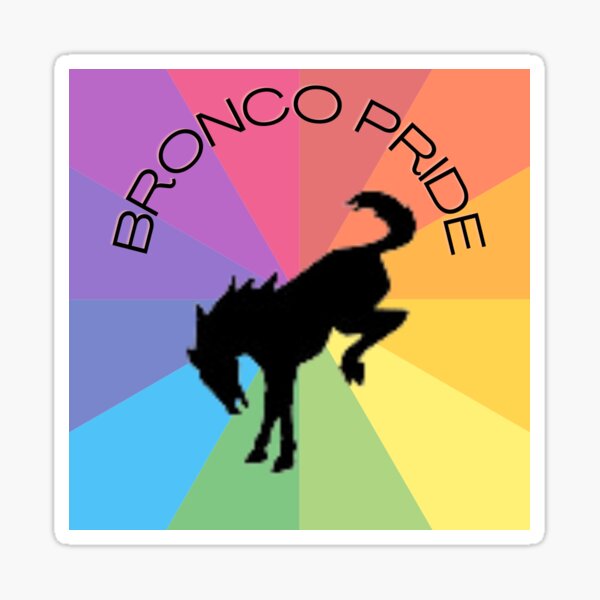 "Ford Bronco Pride" Sticker for Sale by hdupree12 | Redbubble