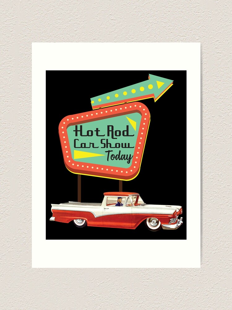 " 1957 Ranchero Street Rod Hot Rod Retro Billboards Vintage Fifties ...