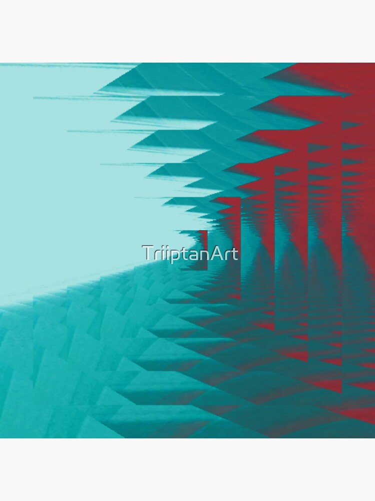 "Shatter Shard in green and red" Sticker for Sale by TriiptanArt ...