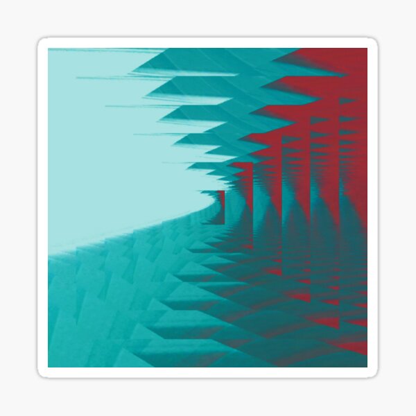 "Shatter Shard in green and red" Sticker for Sale by TriiptanArt ...