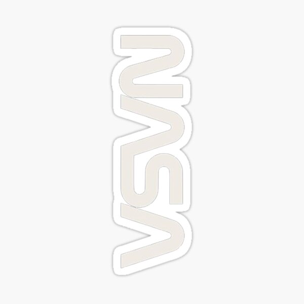 "NASA Worm Logo white Sticker" Sticker for Sale by THE-TFG | Redbubble