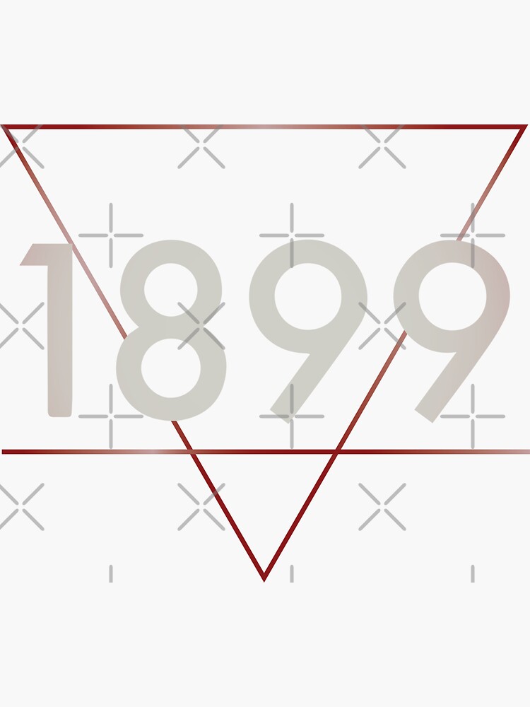 "1899 Red Logo" Sticker for Sale by FattoAMano | Redbubble