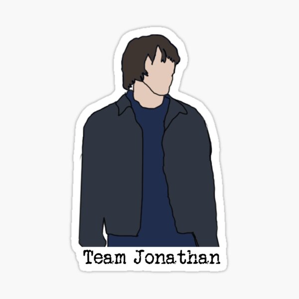 "Team Jonathan-Stranger Things" Sticker for Sale by clairefromke ...