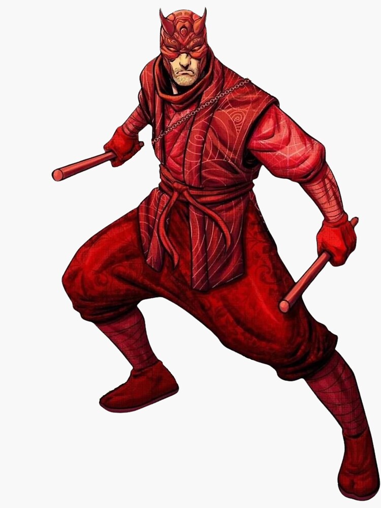 "Blind Devil Hero" Sticker for Sale by efoze | Redbubble