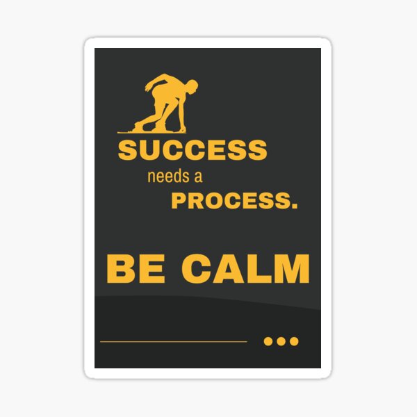 "Process " Sticker for Sale by PMILART | Redbubble