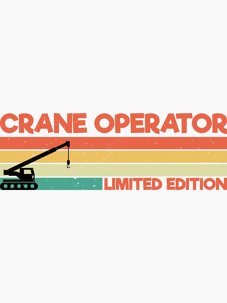 "Crane Operator Job Title Professional Work Gift Funny Crane Operator ...