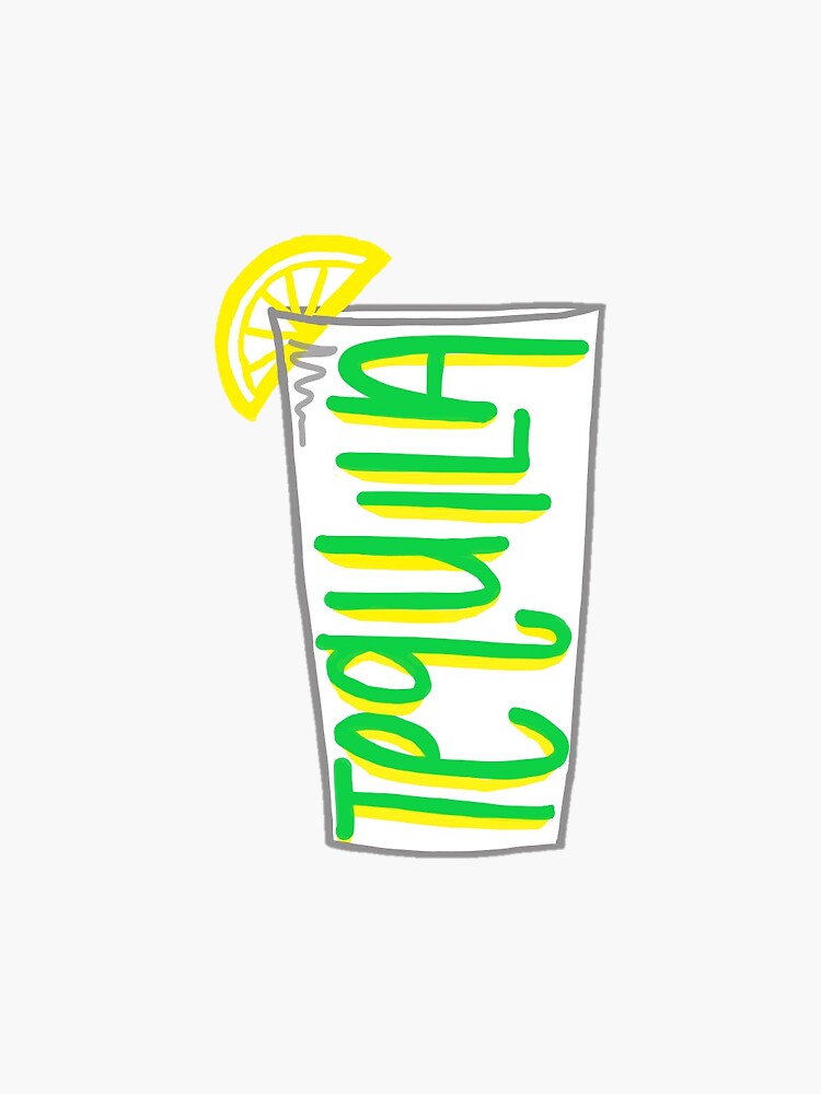 "Tequila Shot" Sticker by sgmcdermott | Redbubble
