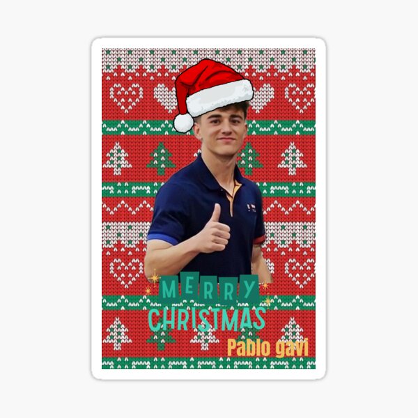 "pablo gavi" Sticker for Sale by ZAAAP | Redbubble
