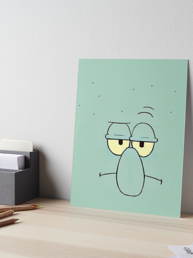 Squidward Spongebob Face Wallpaper