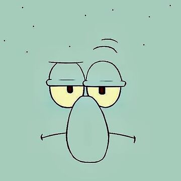 " Squidward face - Spongebob - " Photographic Print for Sale by Hageeer ...