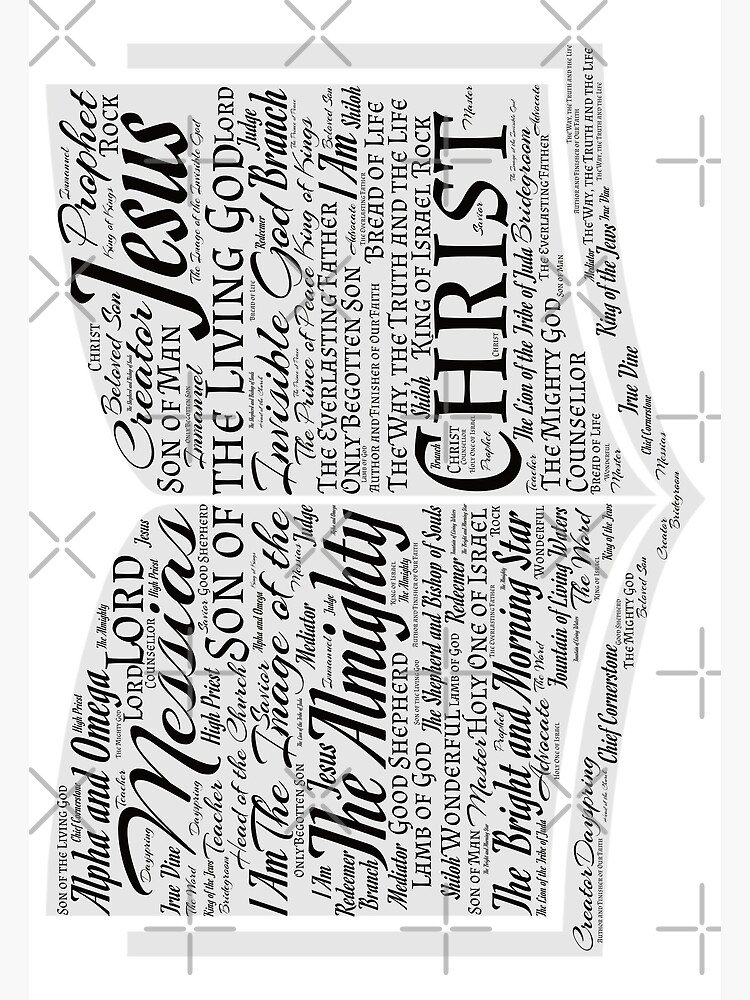 "All the Names of Jesus - Christian, Faith, Bible Verses Scriptures ...
