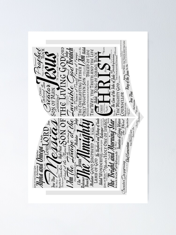 "All the Names of Jesus - Christian, Faith, Bible Verses Scriptures ...