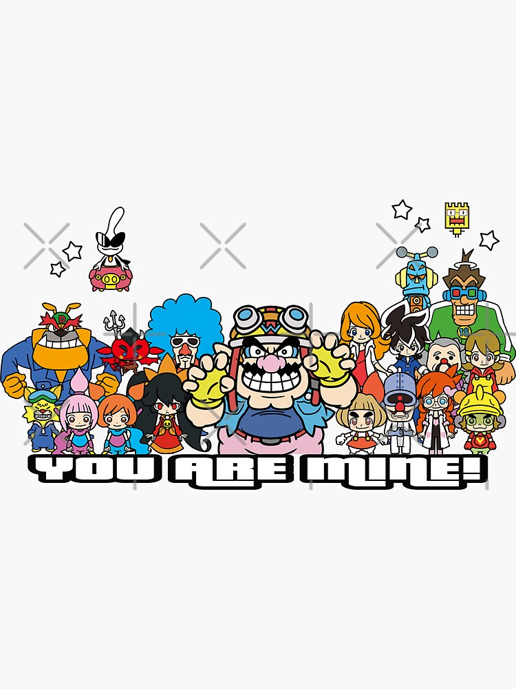 "Warioware Clothing - Wario Ware Apparel #1" Sticker for Sale by ...