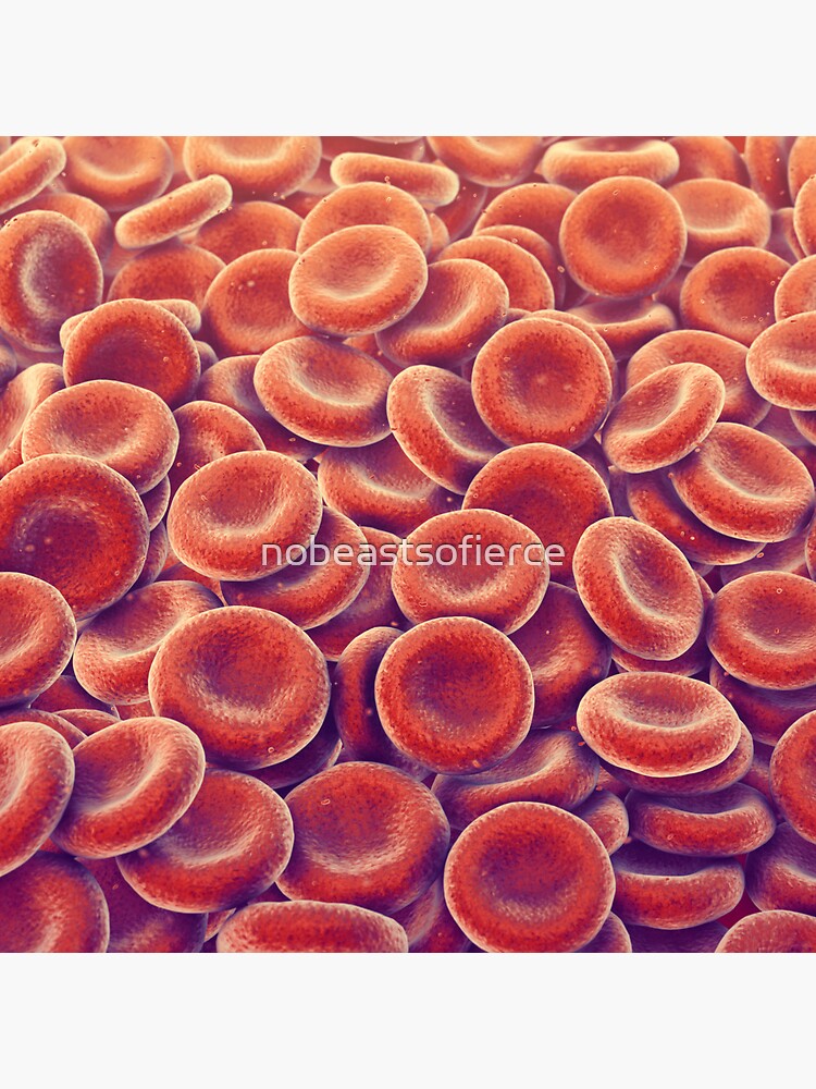 "Blood cells" Sticker by nobeastsofierce | Redbubble