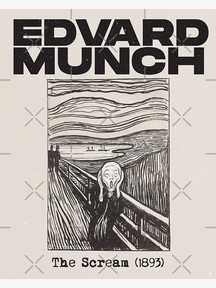 "Edvard Munch The Scream (1893)" Poster for Sale by ryunsArt | Redbubble
