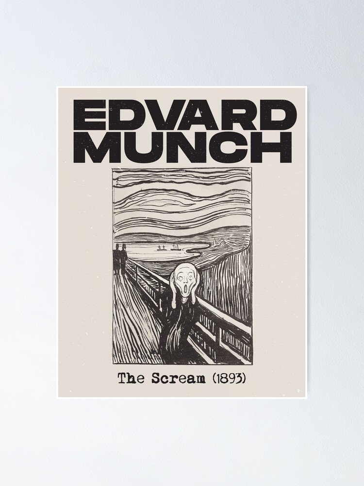 "Edvard Munch The Scream (1893)" Poster for Sale by ryunsArt | Redbubble