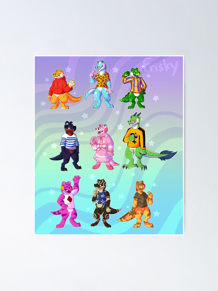 "all the alligators" Poster for Sale by friskymcnugget | Redbubble