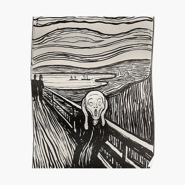 "The Scream (1893) by Edvard Munch" Poster for Sale by ryunsArt | Redbubble