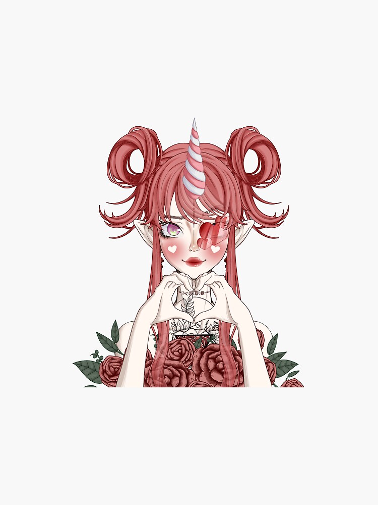 "Larissa " Sticker for Sale by xAliceDx | Redbubble