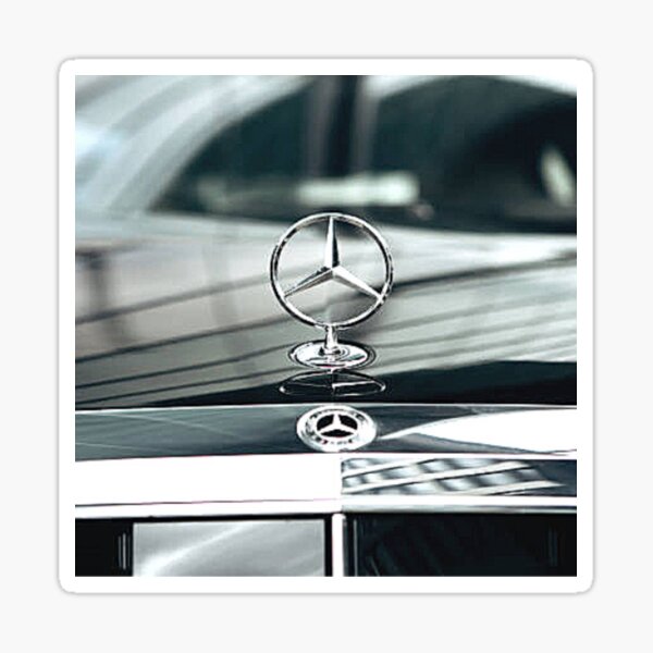 "Old Mercedes " Sticker for Sale by Haris--artist | Redbubble