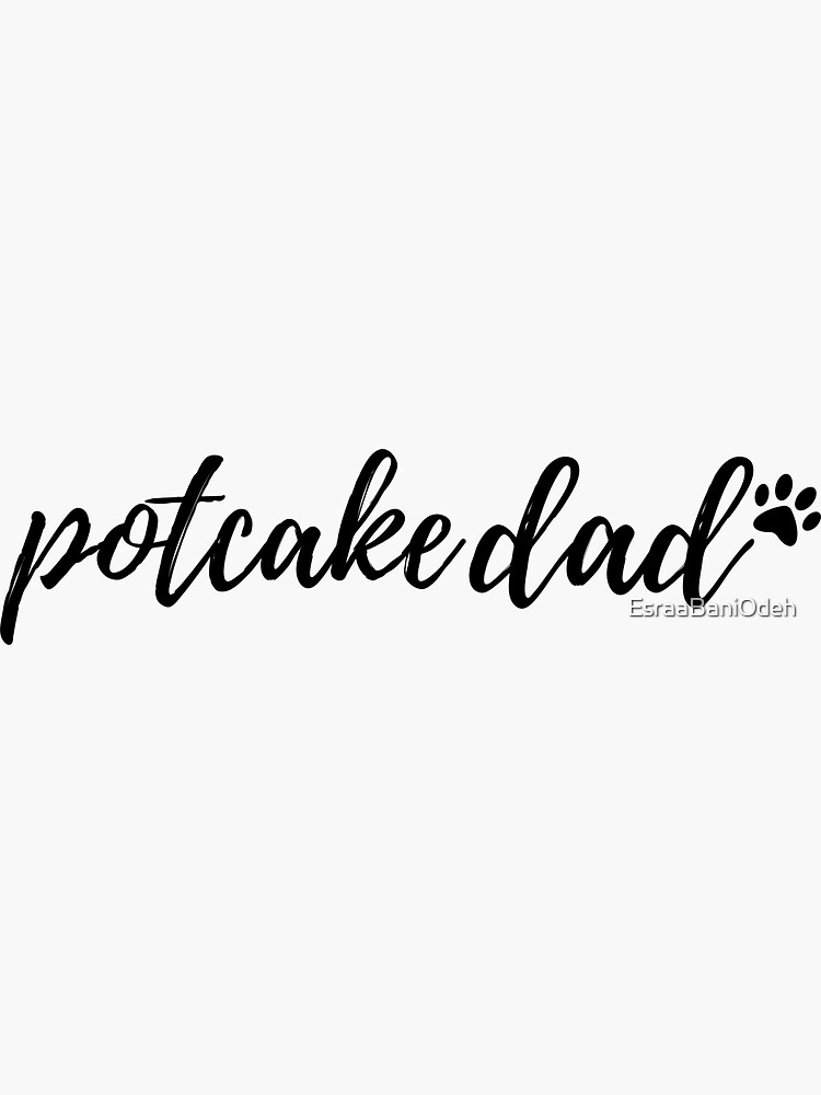 " Potcake dad for Dog Lover Dad Mom" Sticker for Sale by EsraaBaniOdeh ...