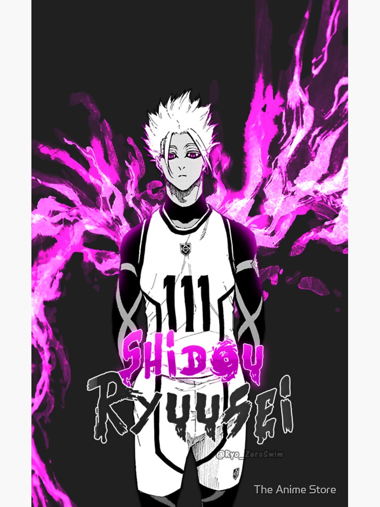 "Blue lock - Shidou Ryusei" Sticker for Sale by hmalgez | Redbubble
