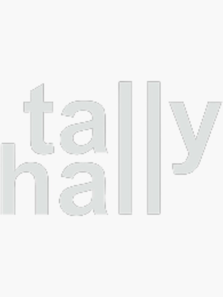 "tally hall" Sticker for Sale by MariaLadi | Redbubble