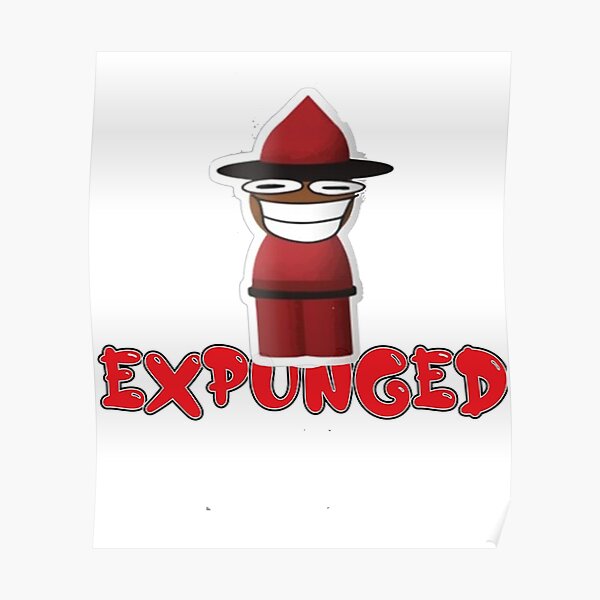 "Fnf Redacted" Poster for Sale by novadov | Redbubble