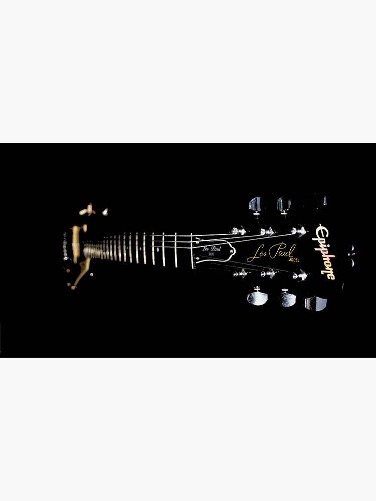 "Les Paul Guitar Shadow" Sticker for Sale by genelsewhere | Redbubble